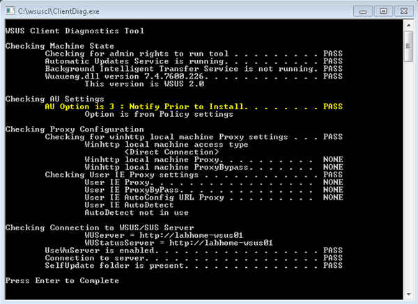 WSUS Client Diagnostic Tool – Anything about IT