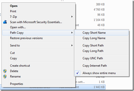 ToolTip: Path Copy Copy – Anything about IT