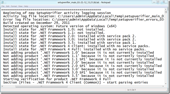 ToolTip: .NET Framework Setup Verification Tool – Anything about IT
